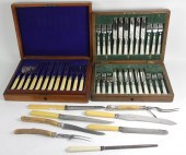 IVORY HANDLED FISH SET | Pricing Guides Dictionary & Values