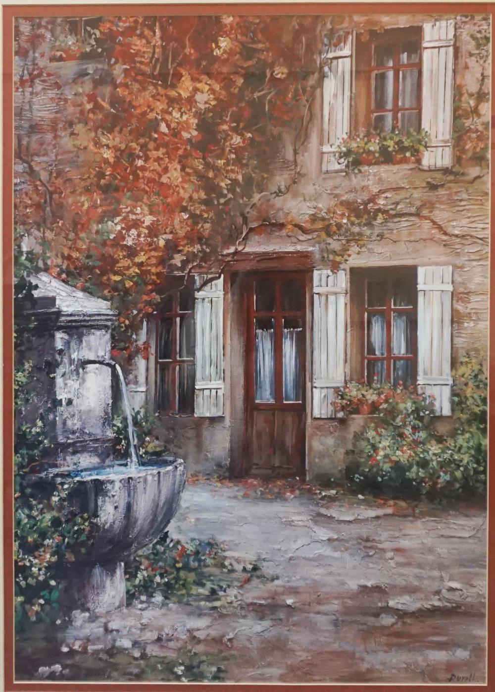 Price guide for AFTER DUVALL, COURTYARD SCENE,