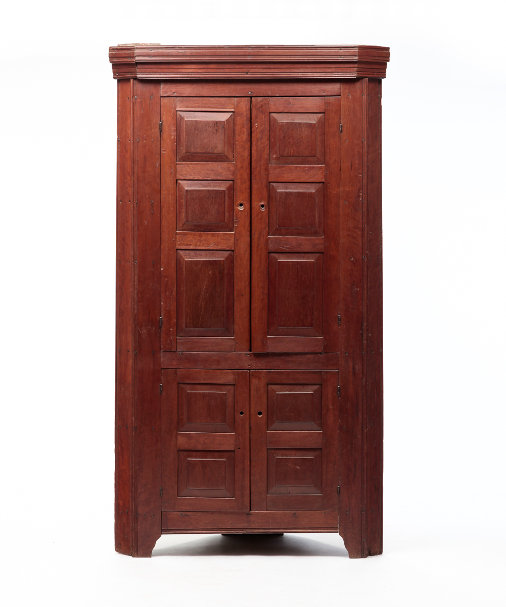 Price guide for AMERICAN COUNTRY CORNER CUPBOARD.