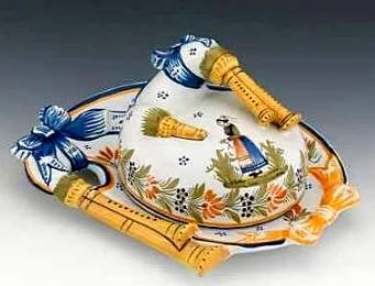 HISTORY & MARKS ON QUIMPER POTTERY FROM FRANCE