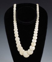 VINTAGE IVORY NECKLACE | Pricing Guides Dictionary & Values