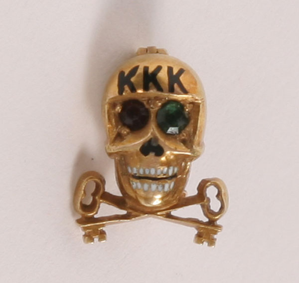 Price guide for KKK Ku Klux Klan skull and cross