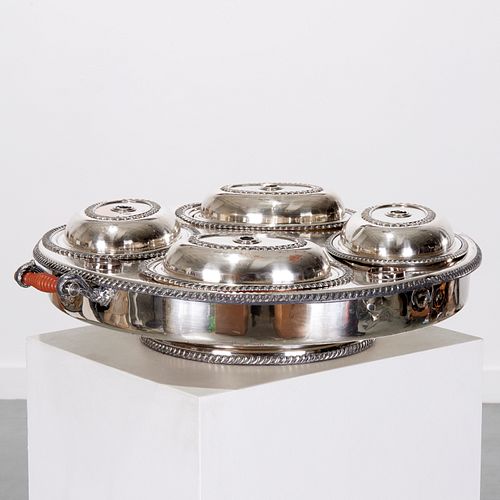 Price guide for LARGE SILVER PLATE REVOLVING