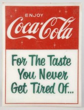 COCA COLA SIGNS | Pricing Guides Dictionary & Values