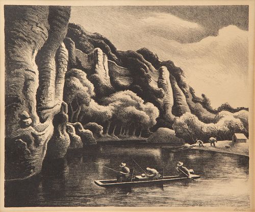 Price guide for THOMAS HART BENTON 'MAKING CAMP'