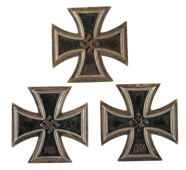 Price guide for THREE GERMAN IRON CROSSES all