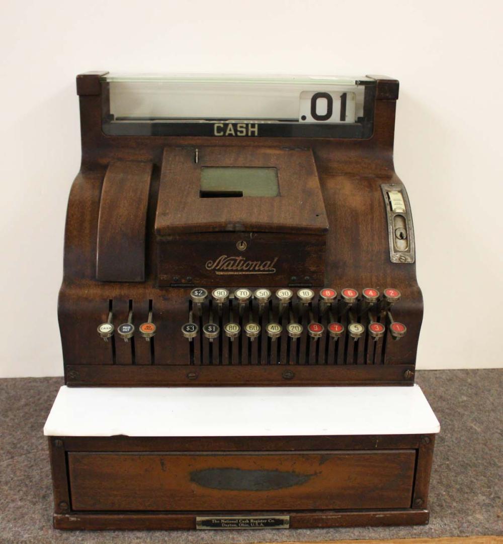 Price guide for VINTAGE CASH REGISTER, THE NATIONAL